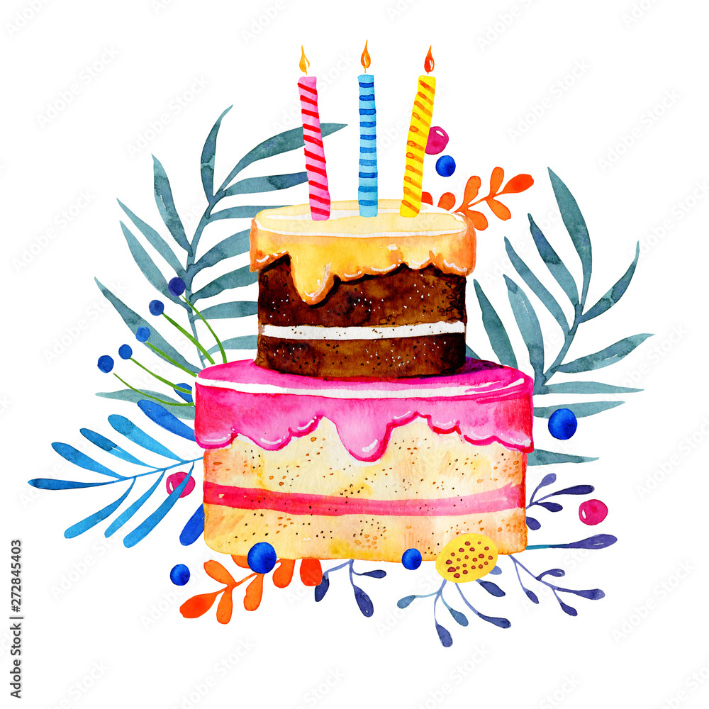 Cartoon Birthday Cake Wallpapers - Wallpaper Cave
