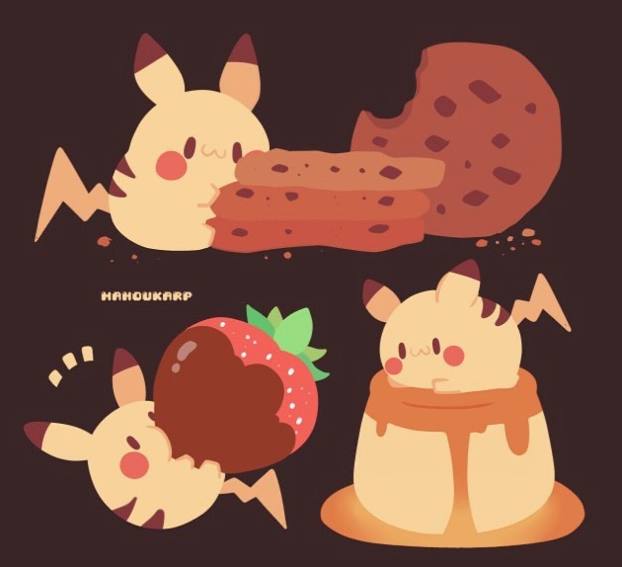 Pikacku Eating Wallpapers - Wallpaper Cave