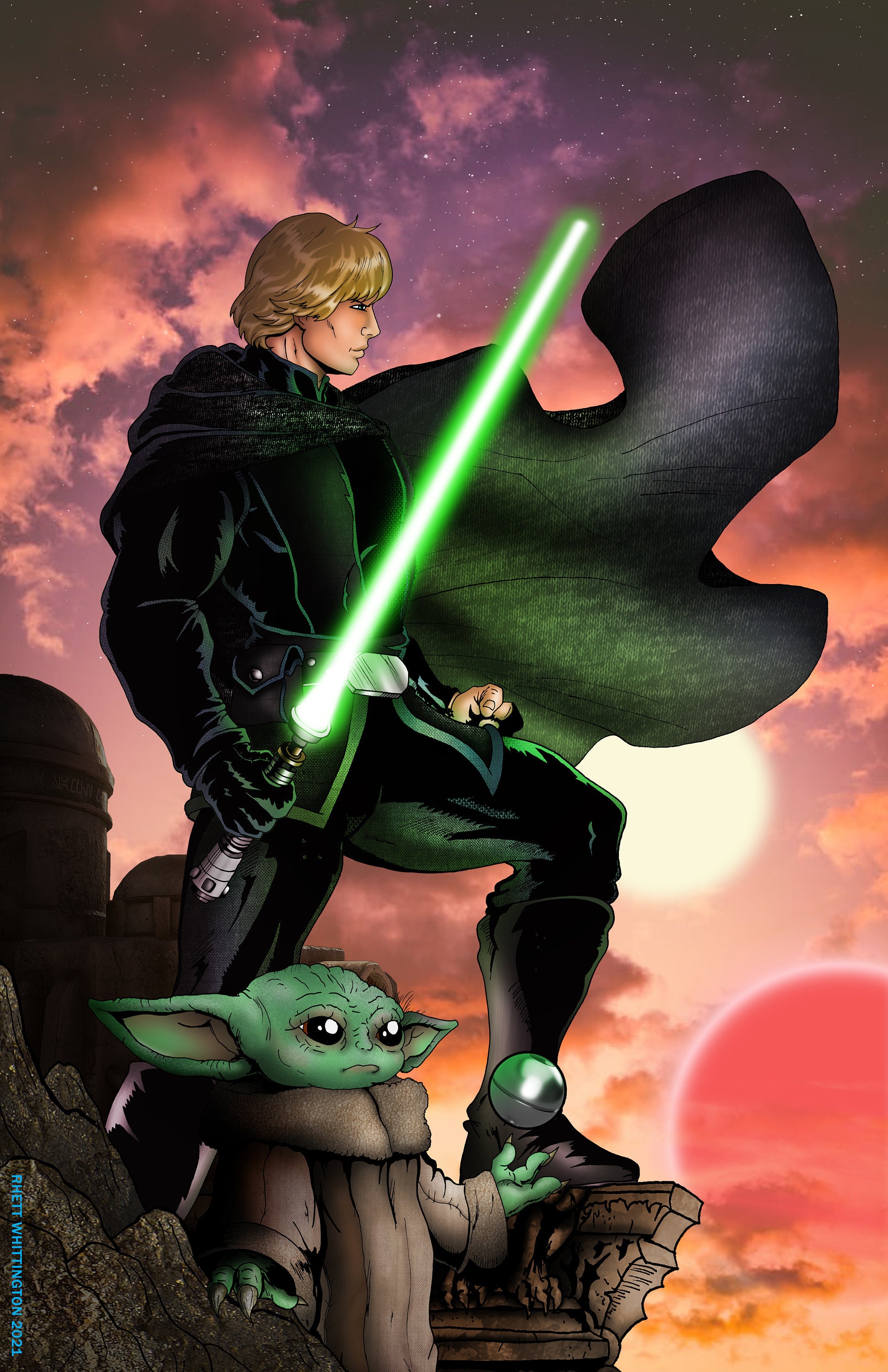 Luke And Grogu Wallpapers - Wallpaper Cave