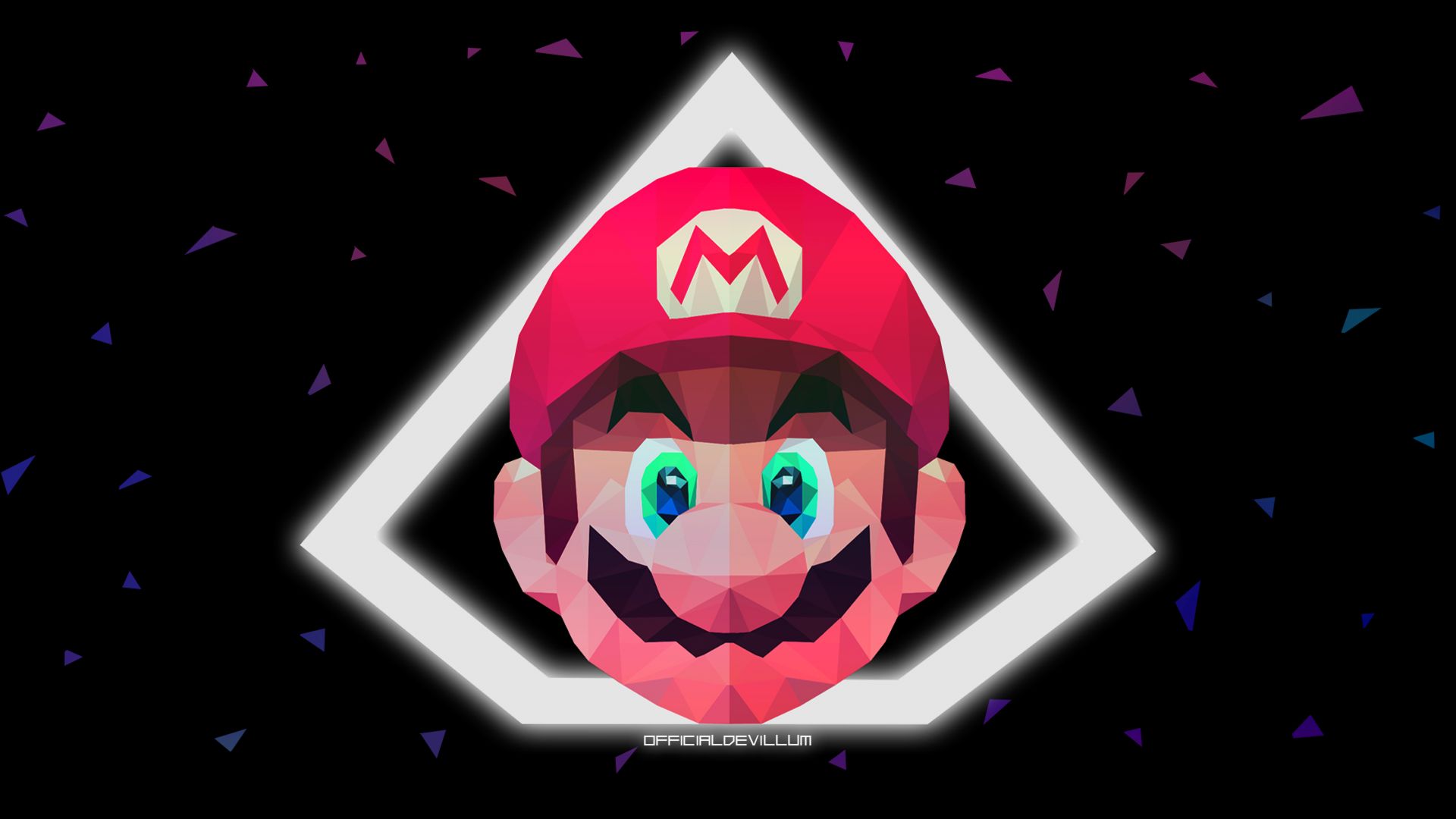 Mario Logo Wallpapers - Wallpaper Cave