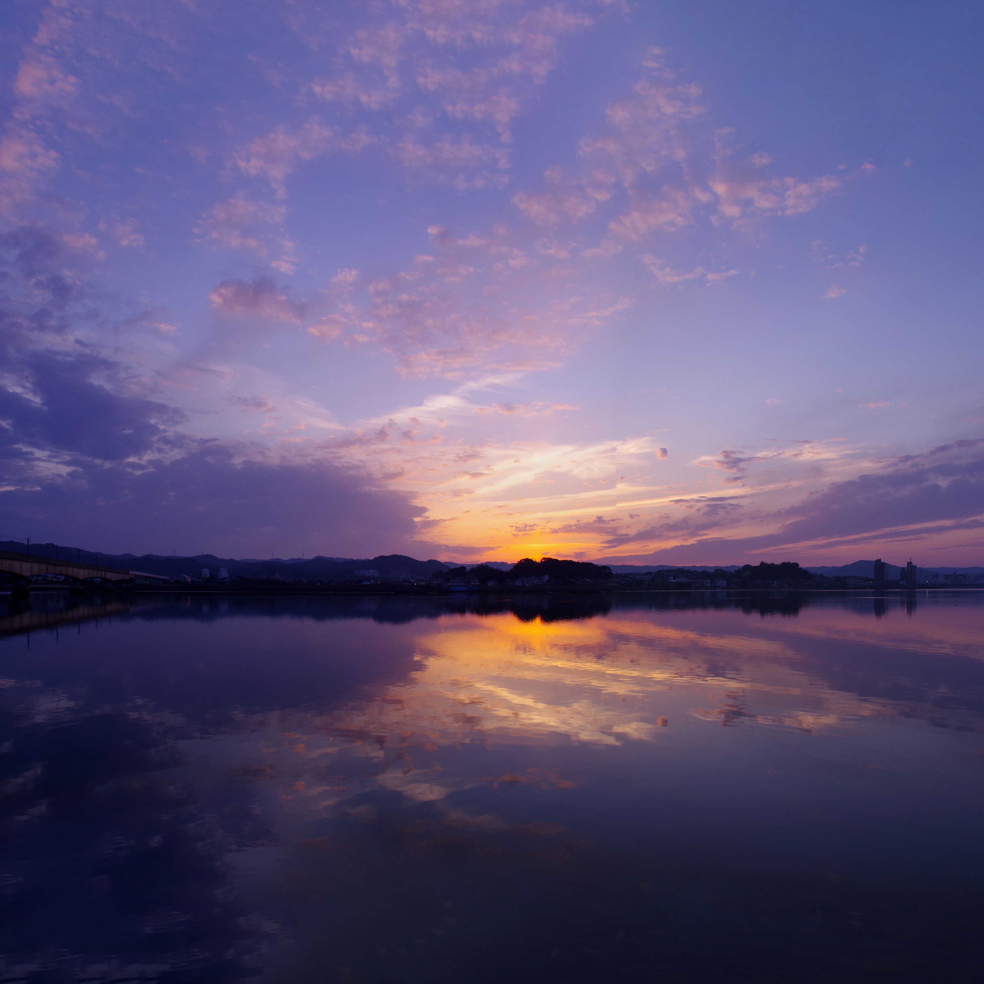 Sunset Over River Wallpapers - Wallpaper Cave