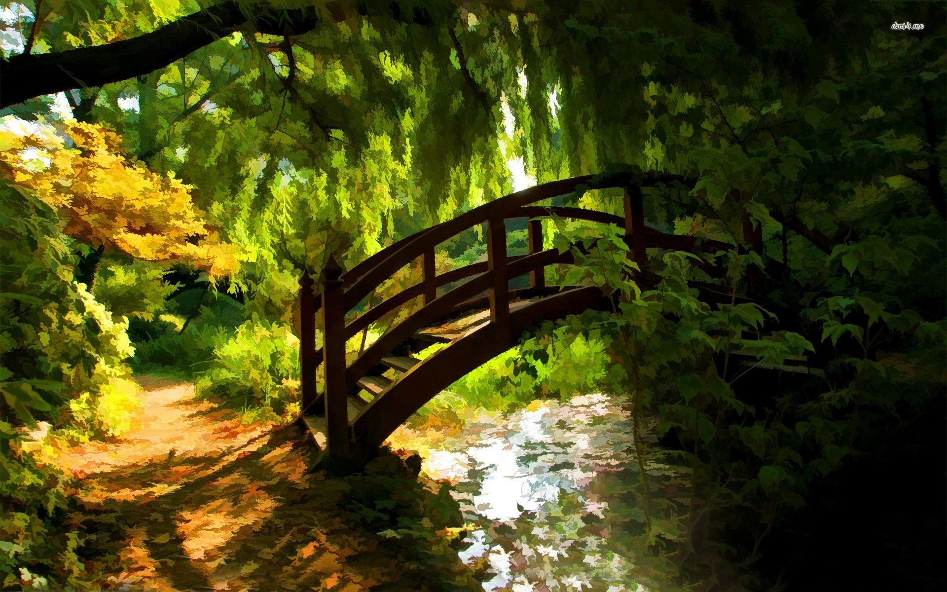 Forest Bridge Wallpapers - Wallpaper Cave