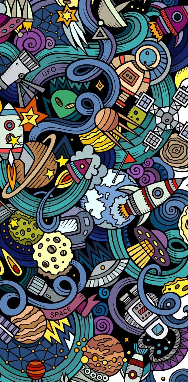 Doodle 4k Phone Wallpapers - Wallpaper Cave