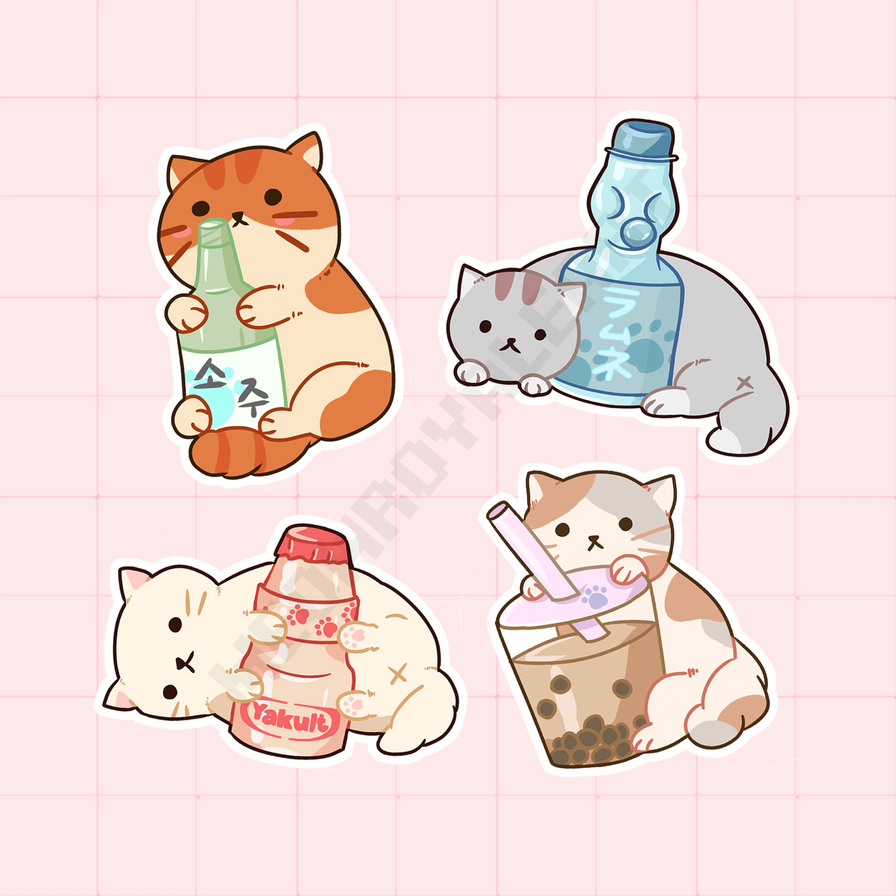 Boba Cats Wallpapers - Wallpaper Cave