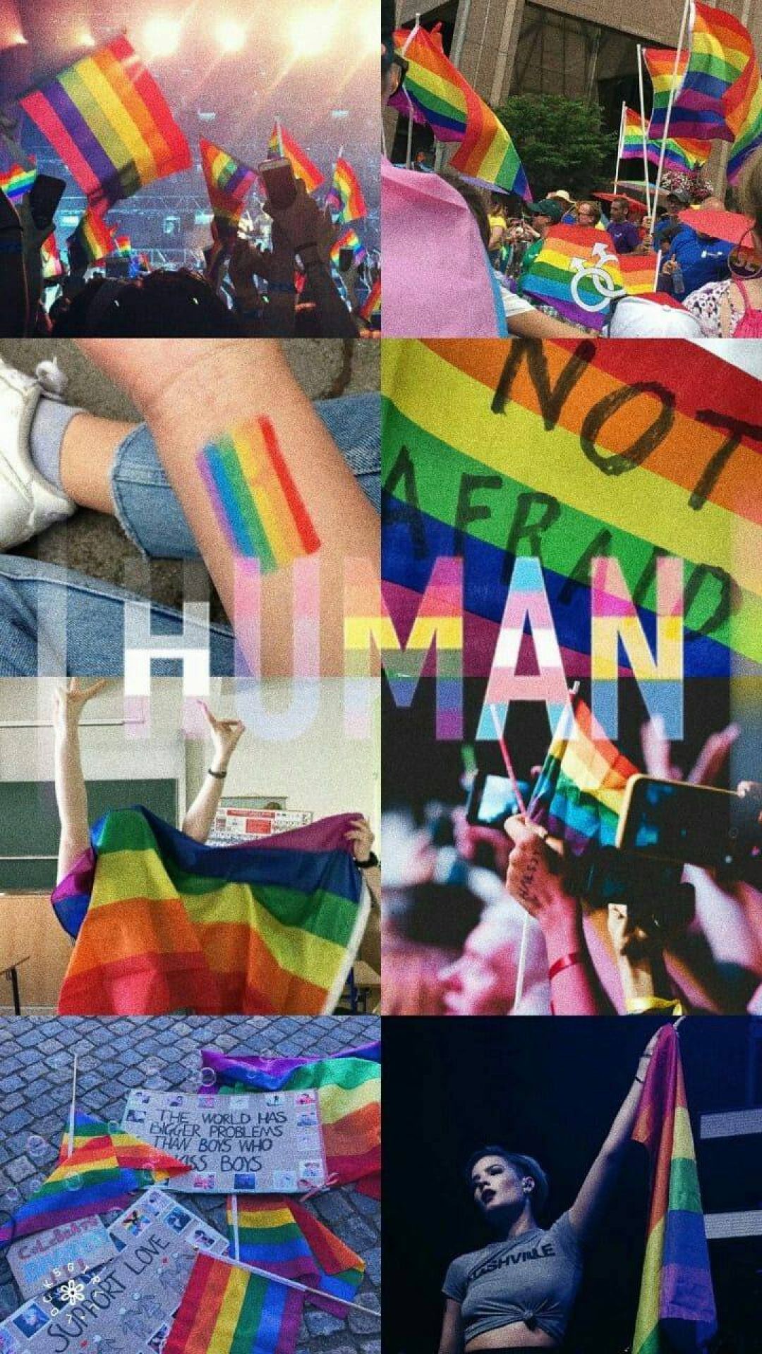 LGBT Aesthetic Collage Wallpapers - Wallpaper Cave