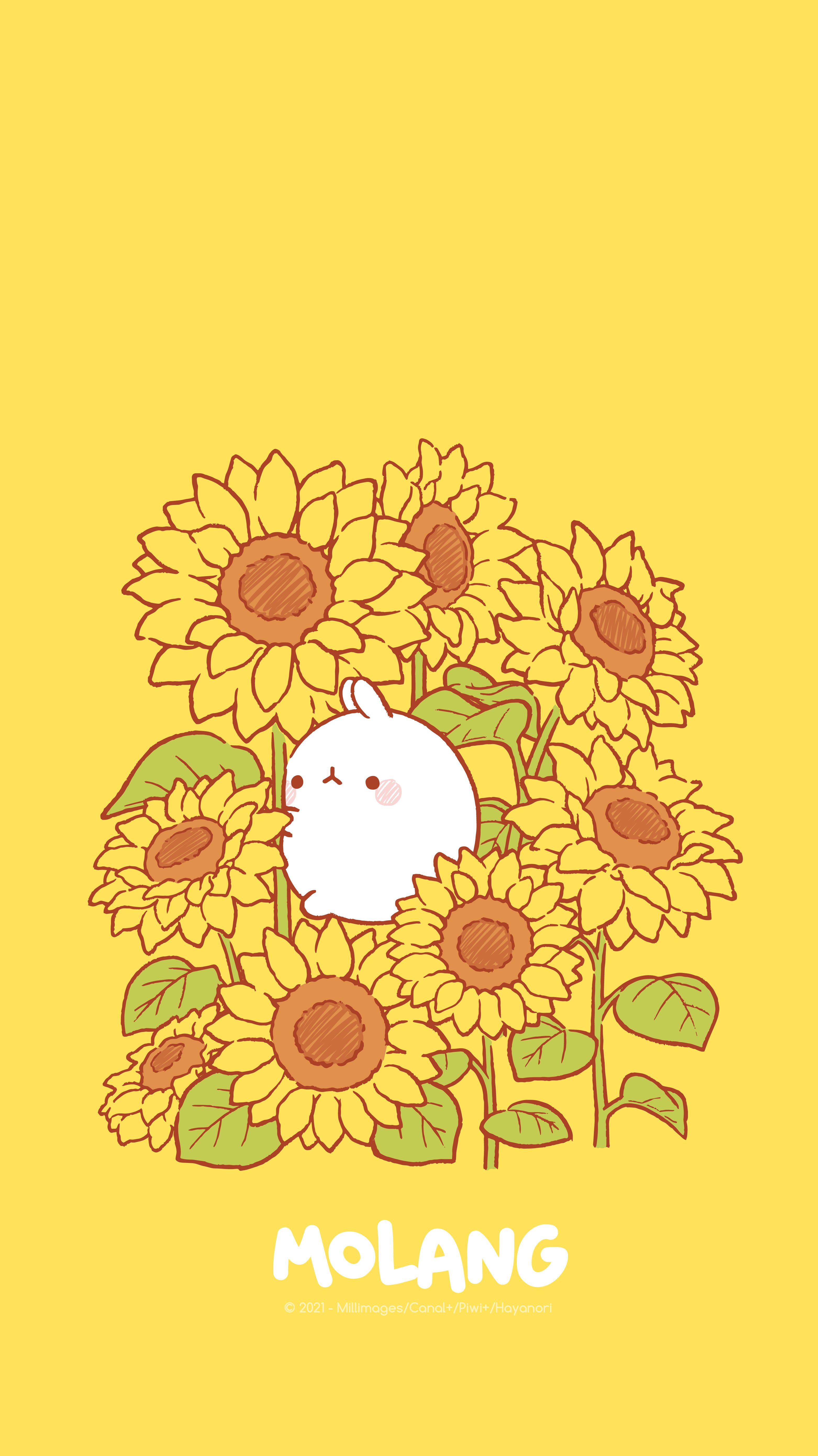 Cute Molang Spring Wallpapers - Wallpaper Cave