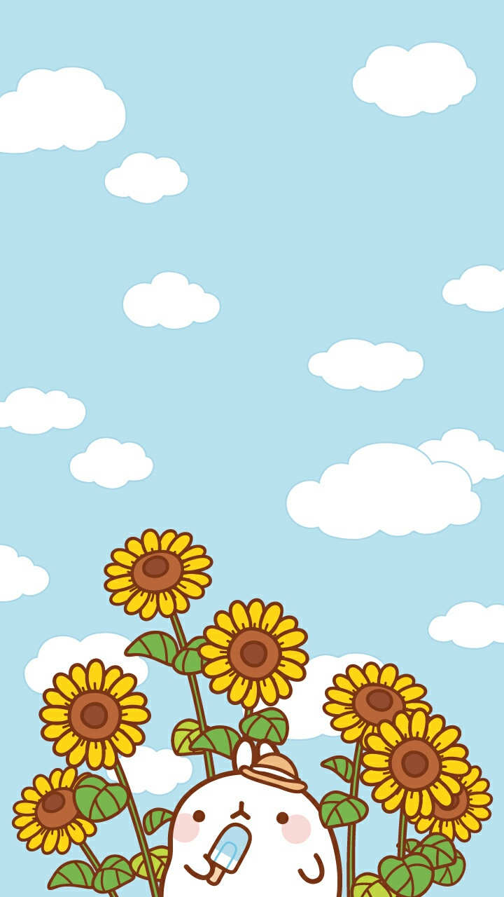 Cute Molang Spring Wallpapers - Wallpaper Cave