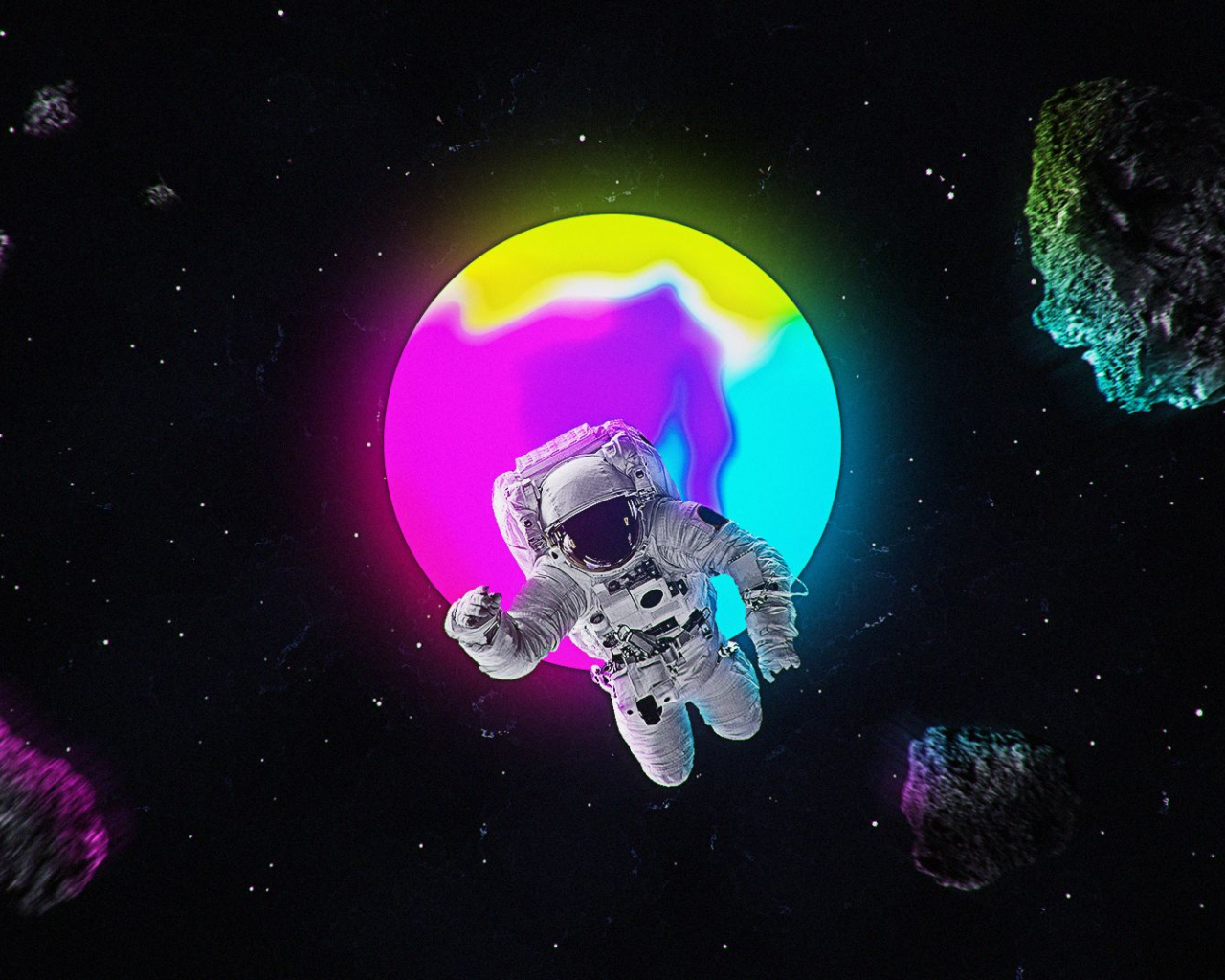 Neon Spaceman Wallpapers - Wallpaper Cave