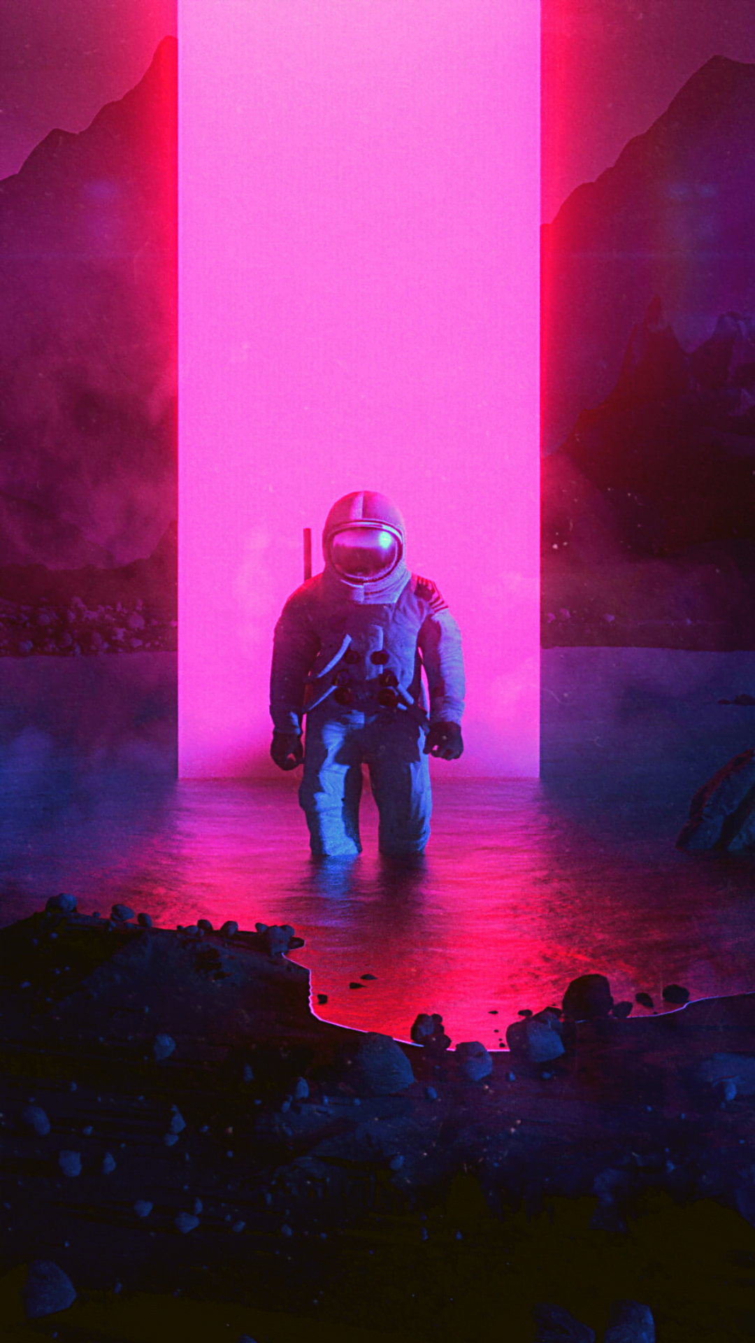 Neon Spaceman Wallpapers - Wallpaper Cave