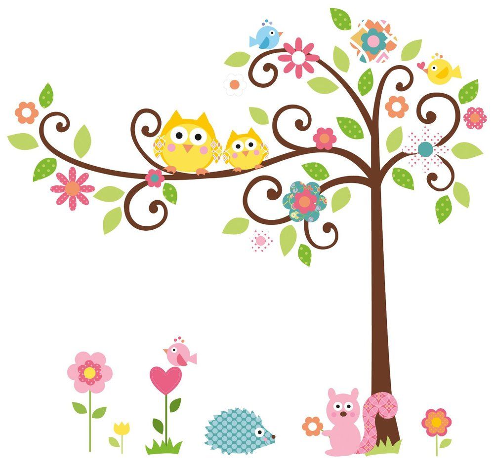 Spring Owl Clipart