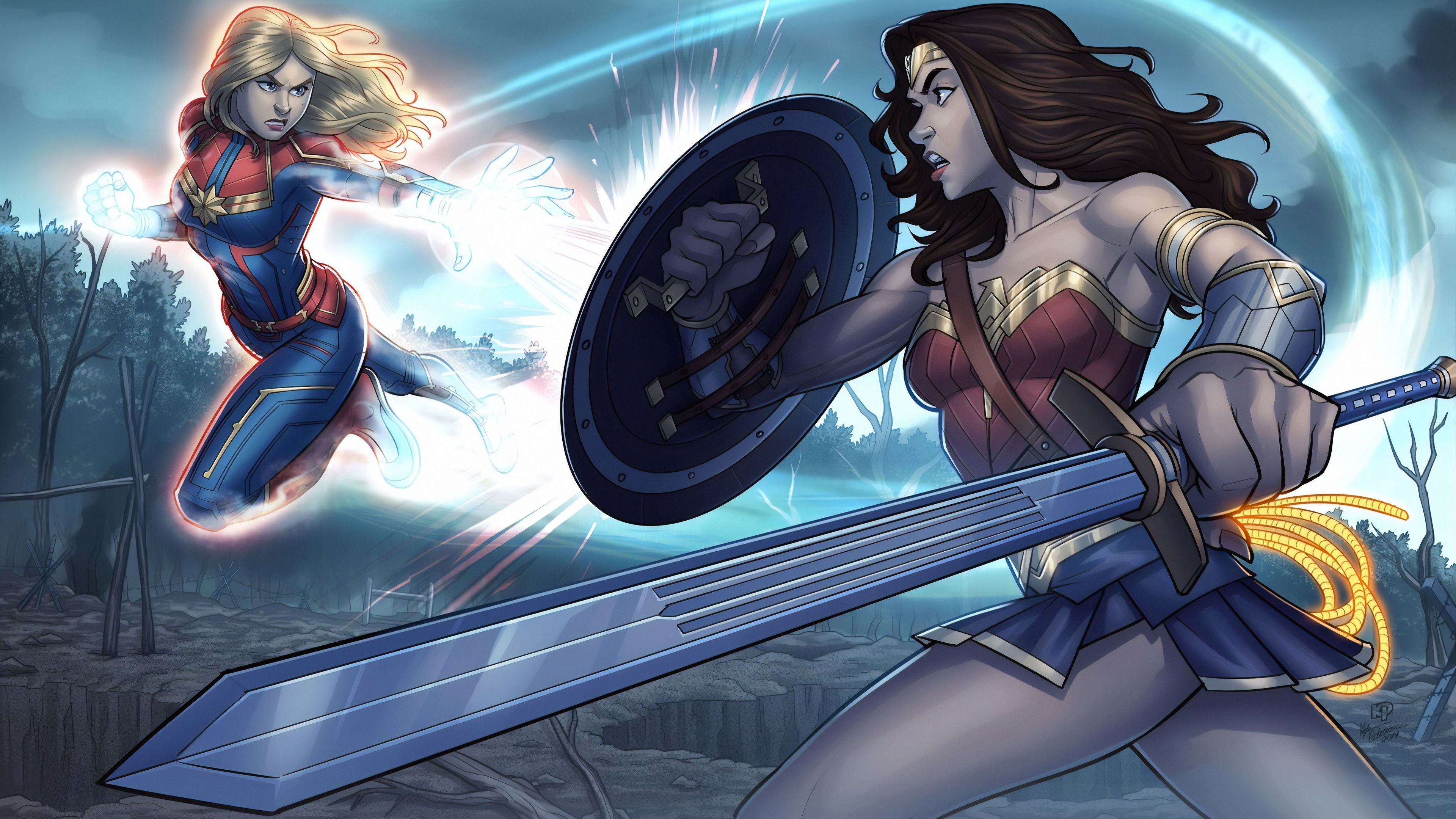 Marvel And DC Women Wallpapers - Wallpaper Cave
