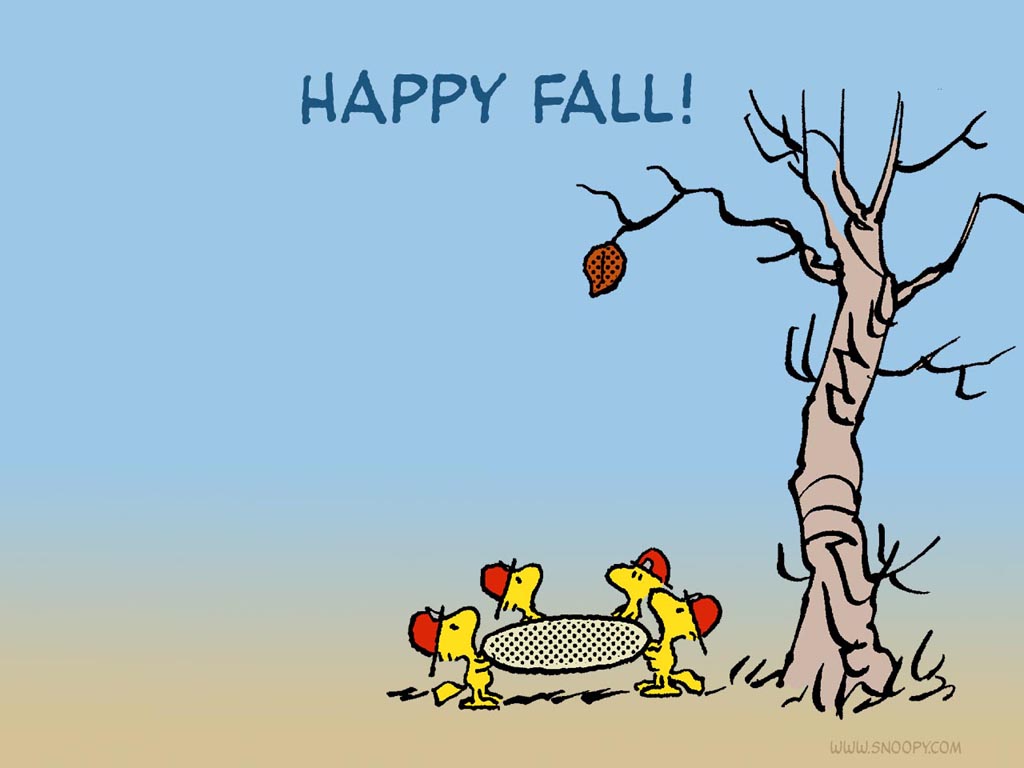 Peanuts Fall Wallpapers - Wallpaper Cave