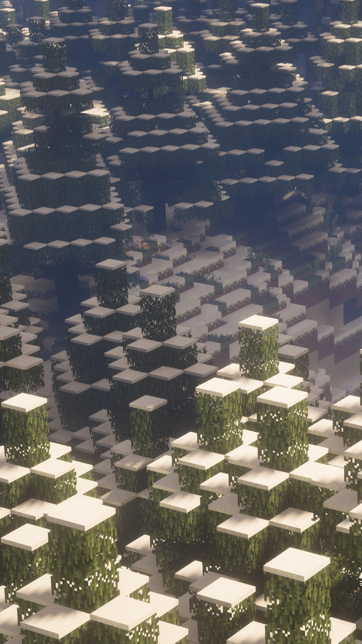 Minecraft Winter Forest Wallpapers - Wallpaper Cave