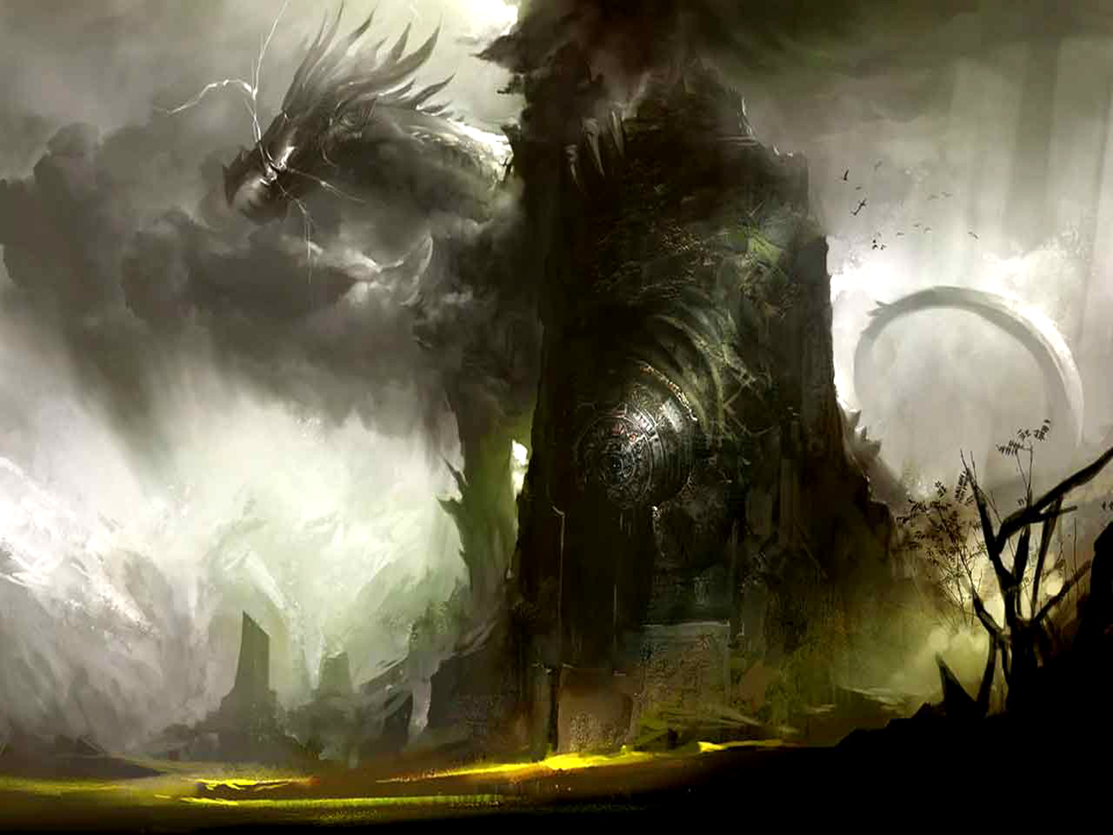 Storm Dragon Wallpaper