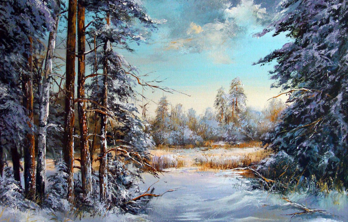 Paint Winter Wallpapers - Wallpaper Cave