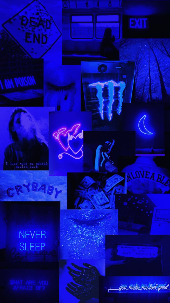 Aesthetic Blue Dark Wallpapers - Wallpaper Cave
