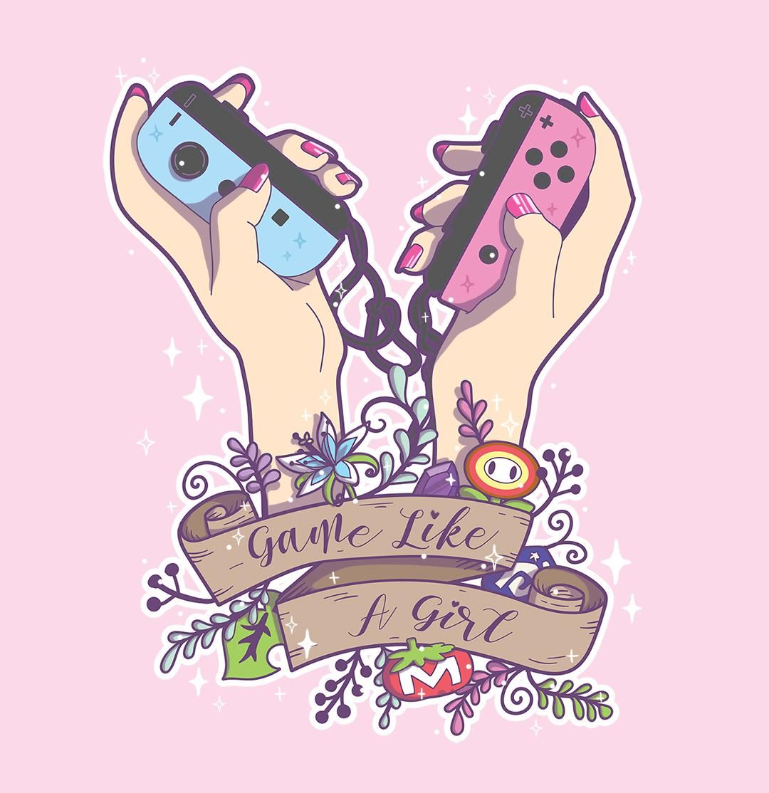 Gamer Girl Retro Wallpapers - Wallpaper Cave