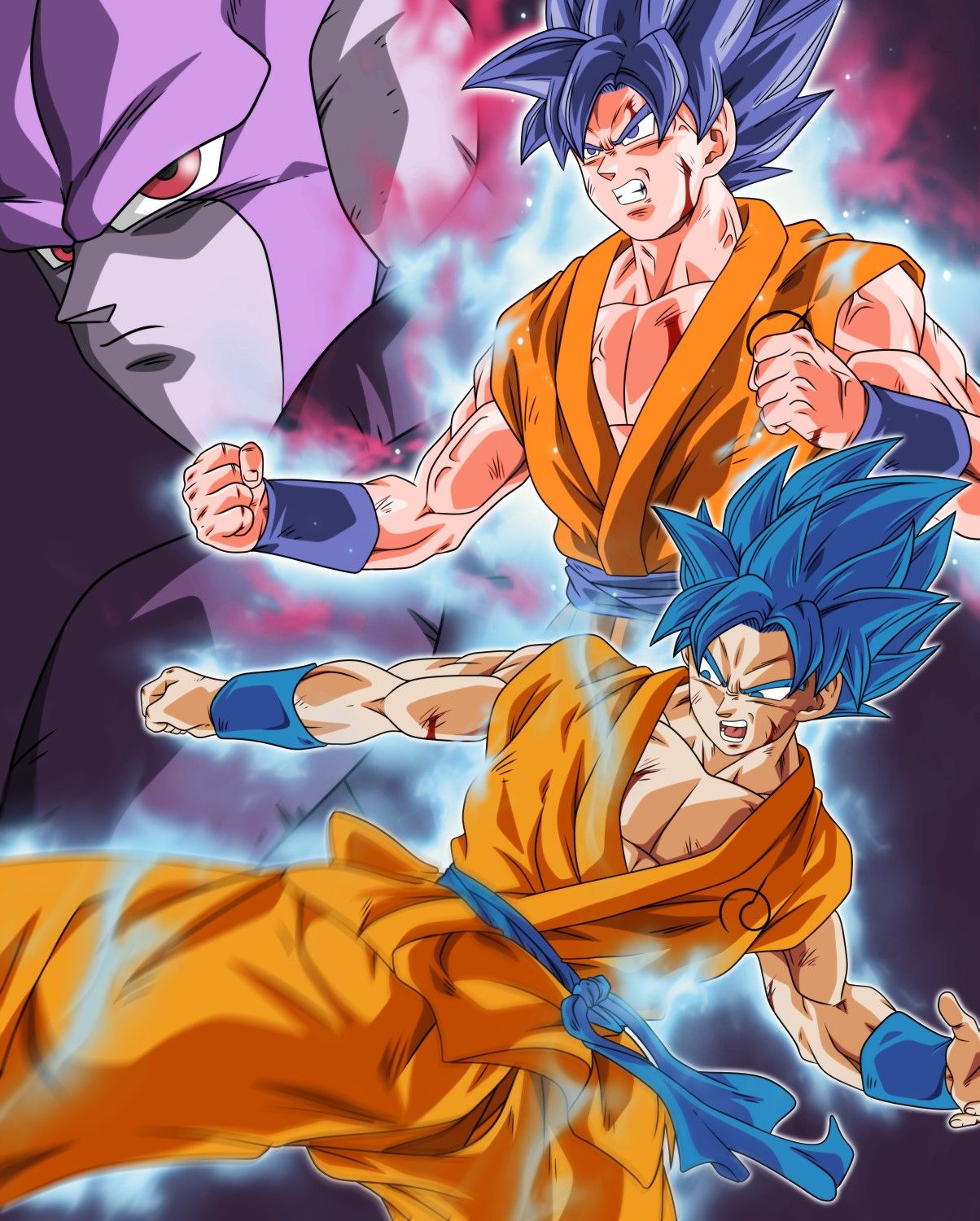 Goku And Hit Fighting Wallpapers - Wallpaper Cave