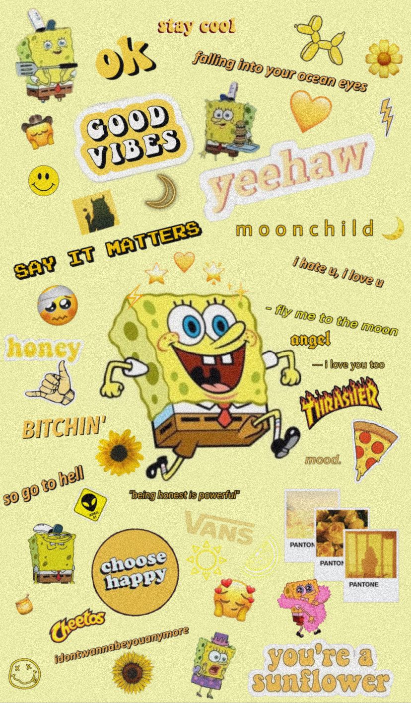 SpongeBob Yellow Wallpapers - Wallpaper Cave