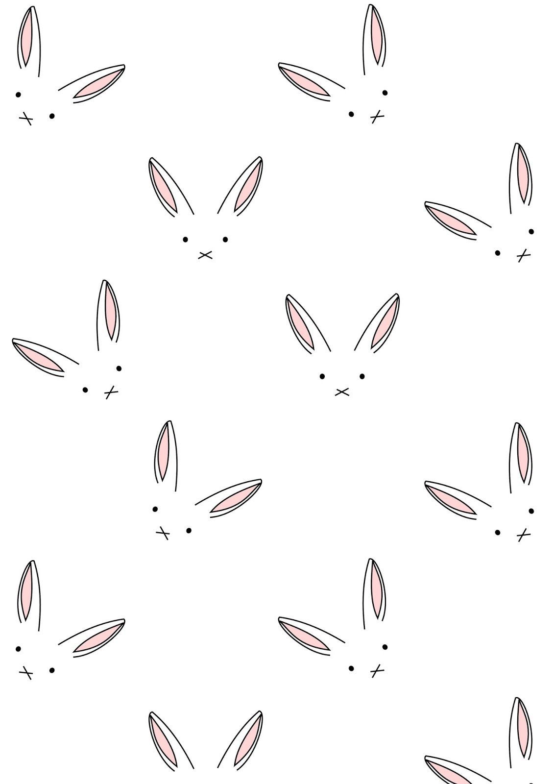 Easter Bunny Pattern Wallpapers - Wallpaper Cave