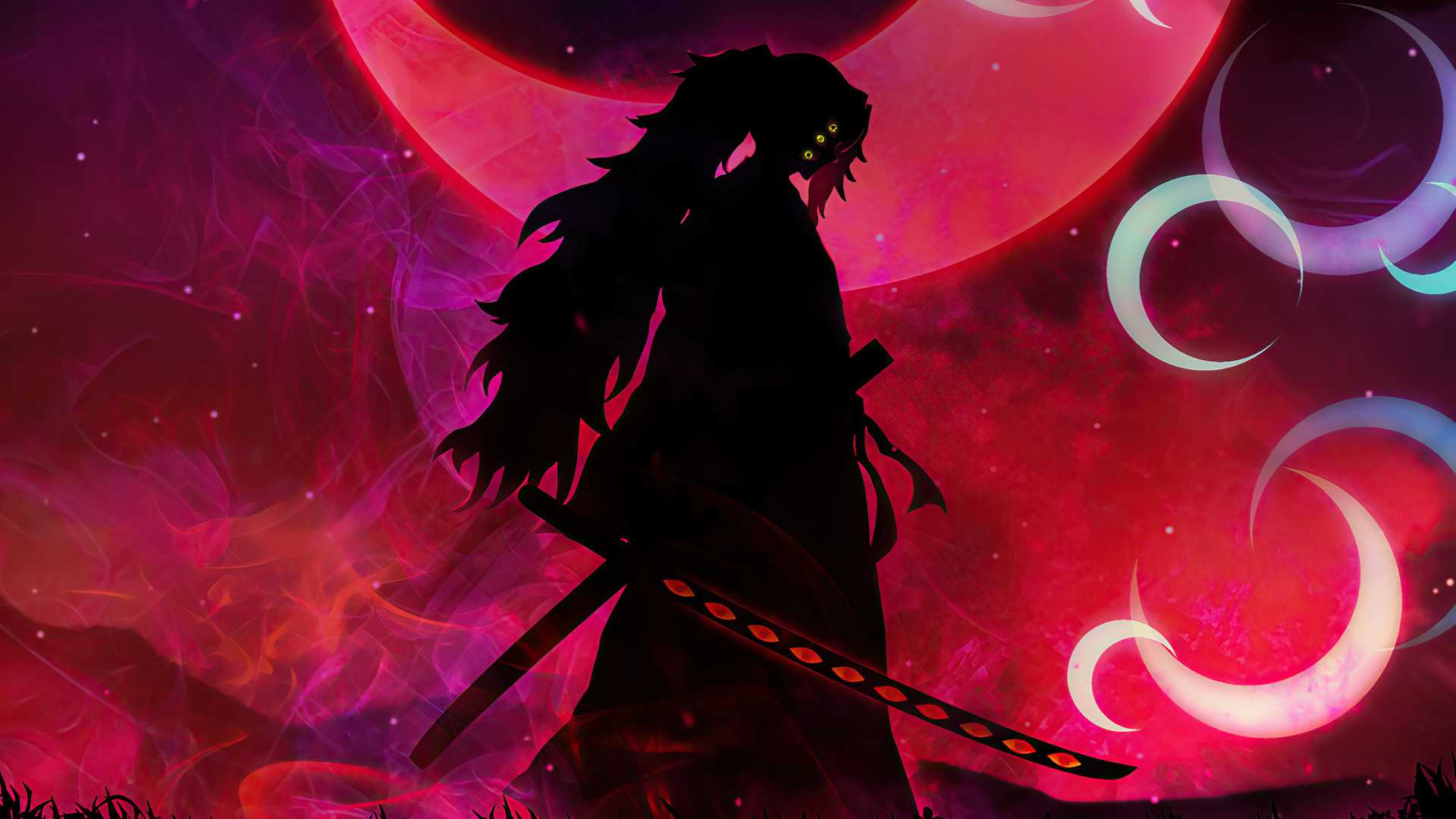 Demon Slayer Upper Moons Wallpapers Wallpaper Cave