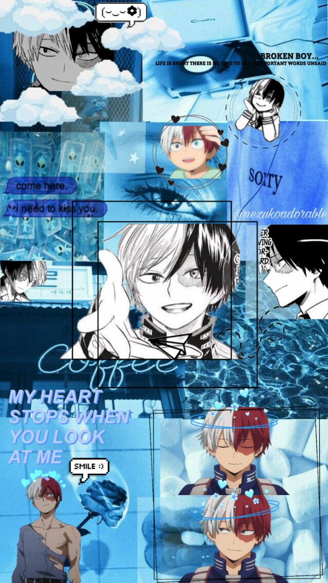 Blue Todoroki Wallpapers - Wallpaper Cave