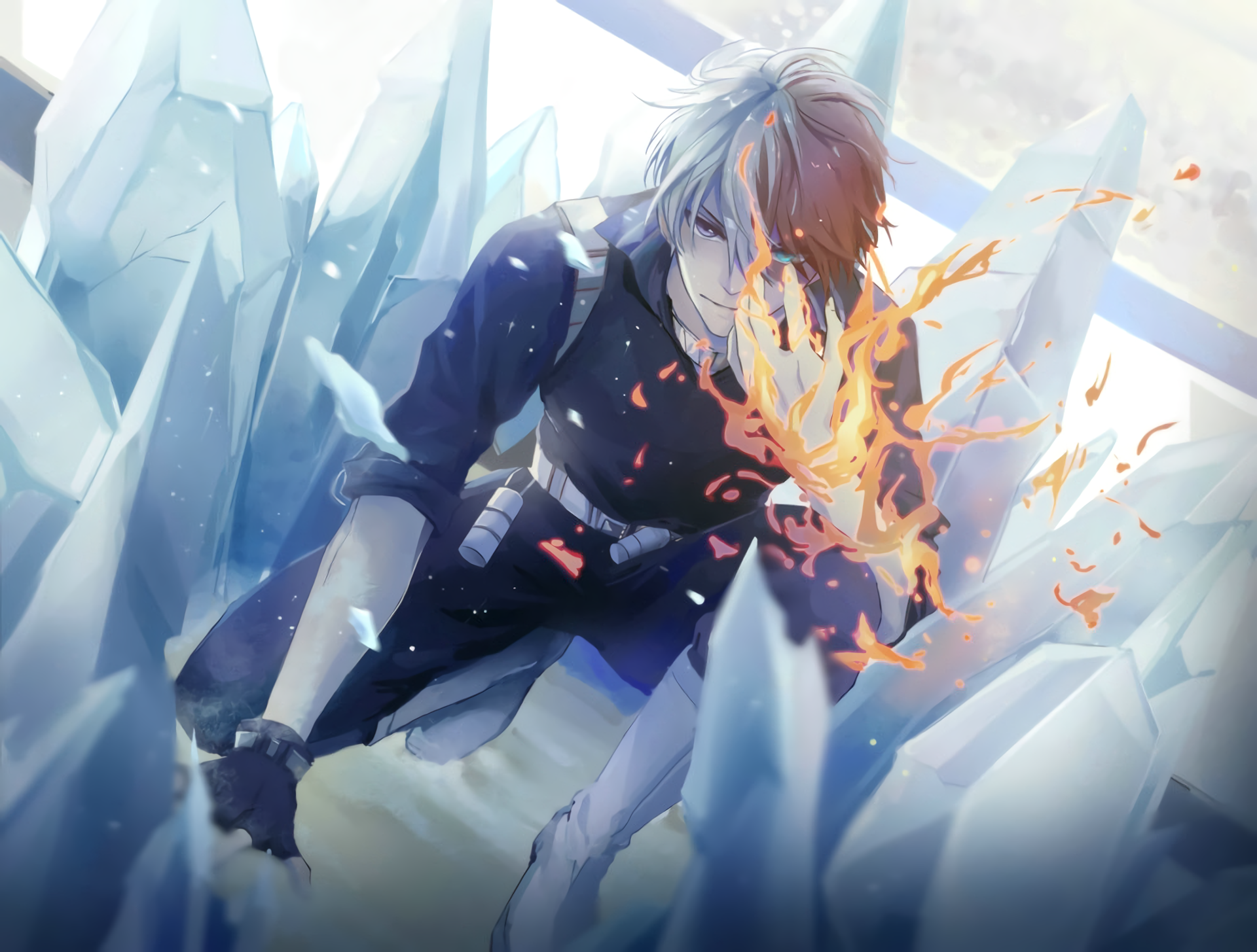 Blue Todoroki Wallpapers - Wallpaper Cave