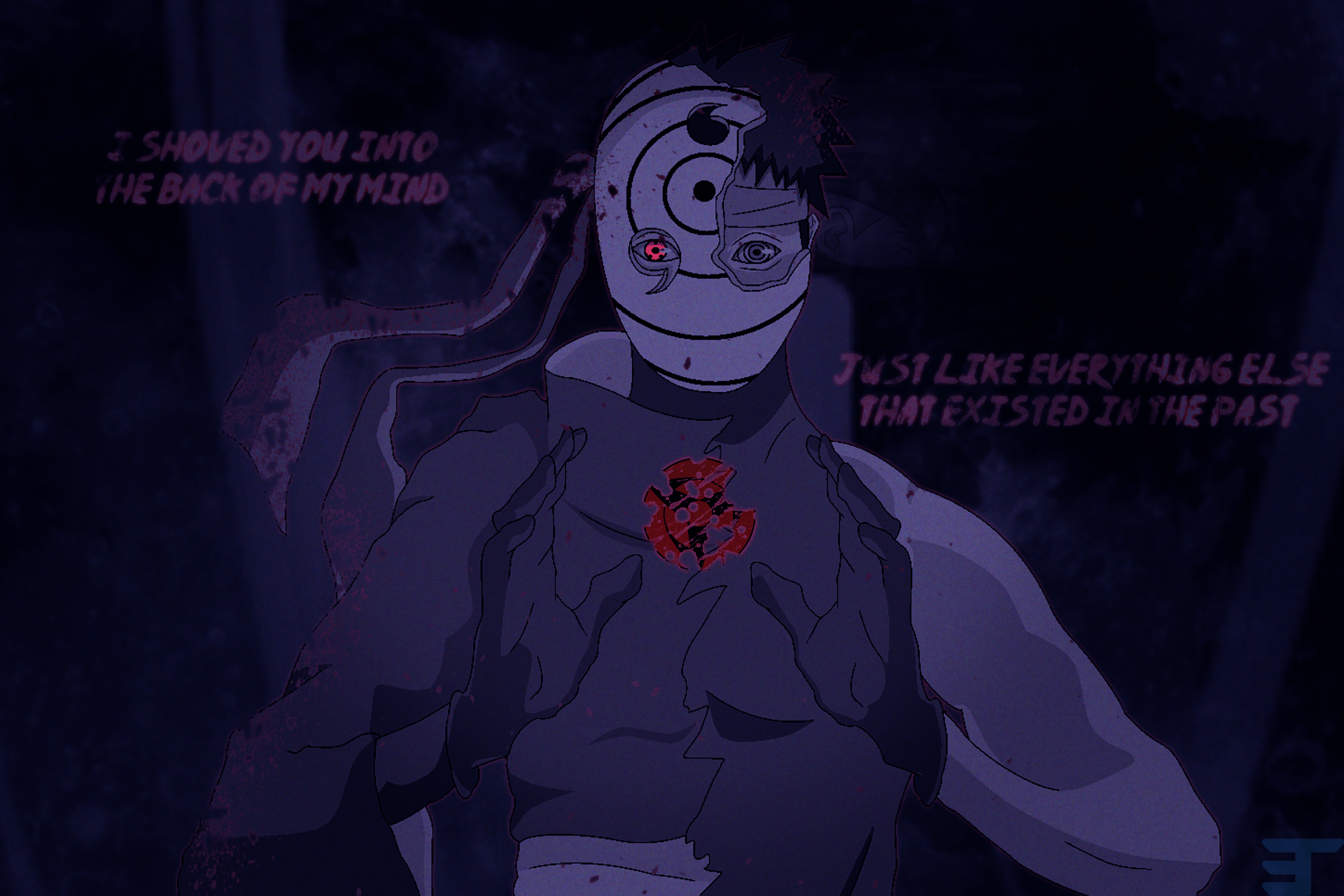 Obito Dark Blue Desktop Wallpapers - Wallpaper Cave