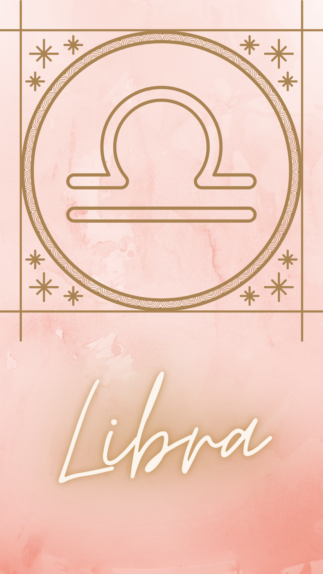 Libra Gold And Pink Wallpapers - Wallpaper Cave