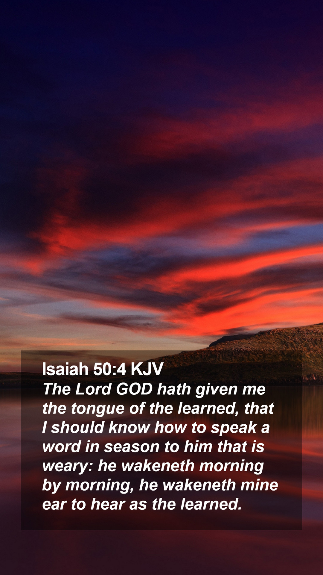 Isaiah 50:4 Wallpapers - Wallpaper Cave