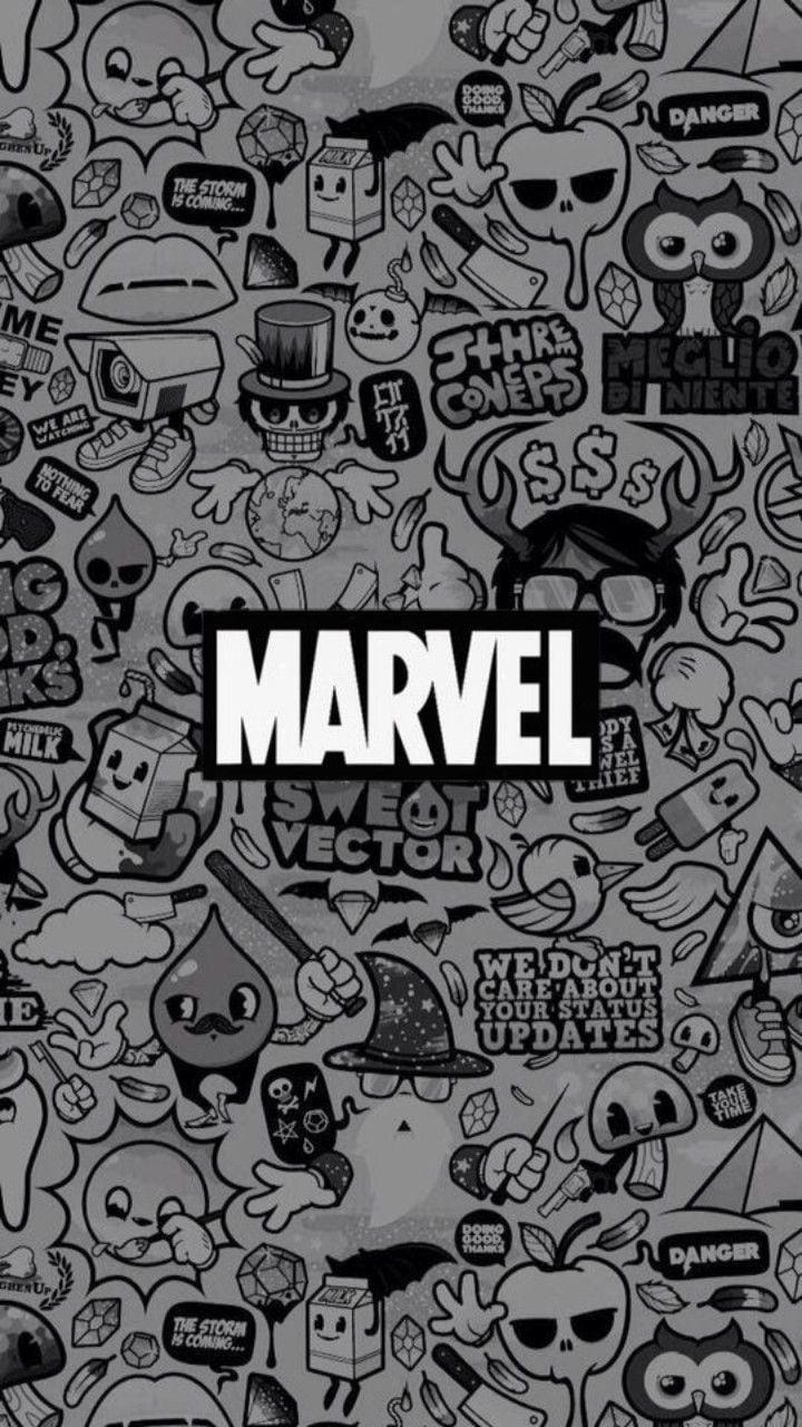Marvel Doodle Wallpapers - Wallpaper Cave