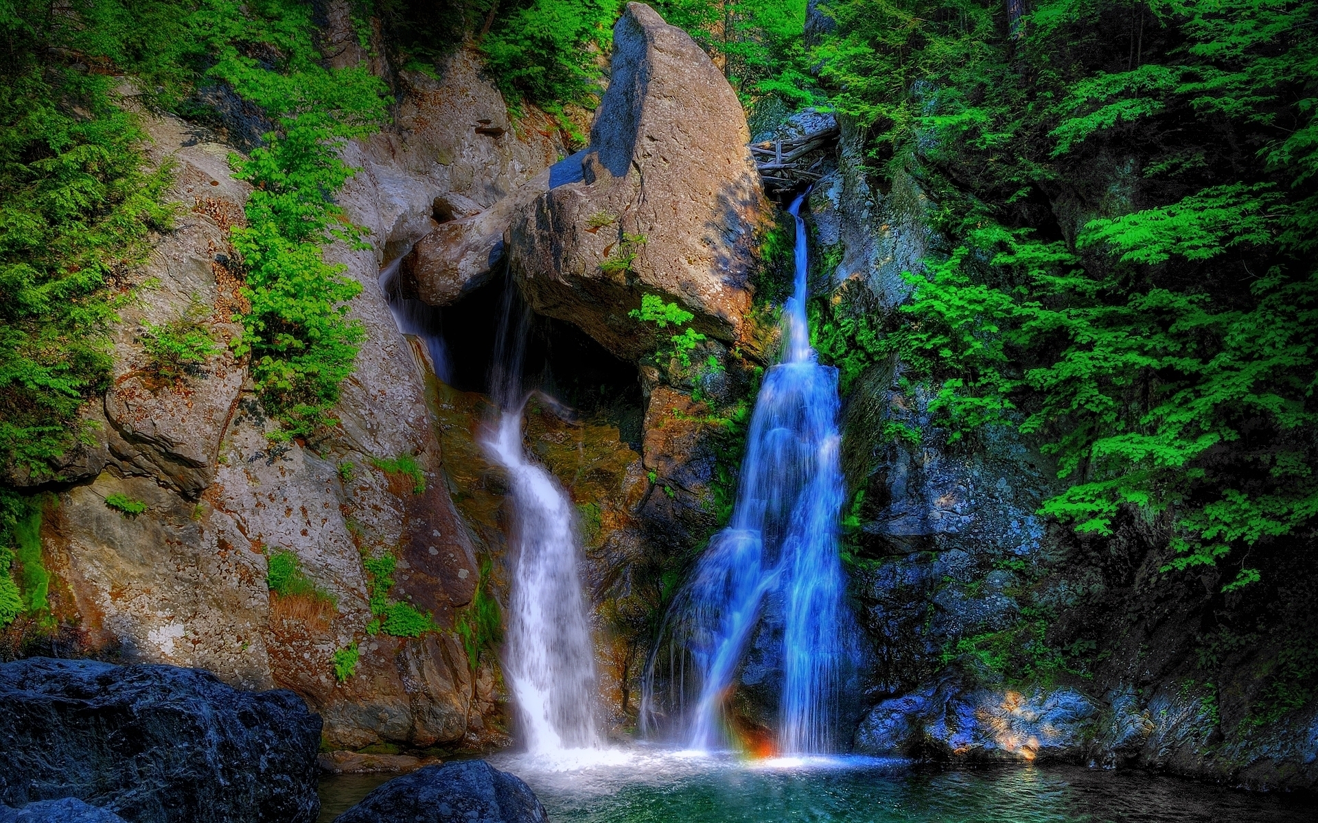 Spring Mountains Waterfall Wallpapers - Wallpaper Cave