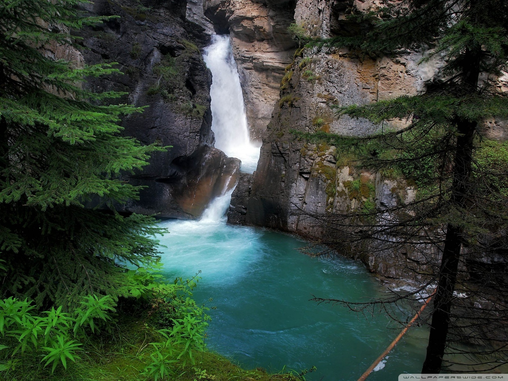 Spring Mountains Waterfall Wallpapers - Wallpaper Cave