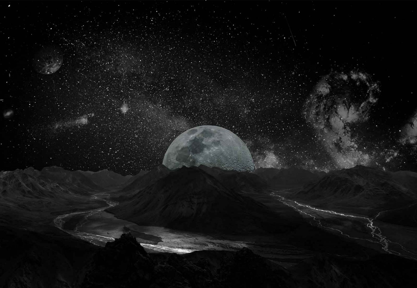 Moonscape Wallpapers - Wallpaper Cave