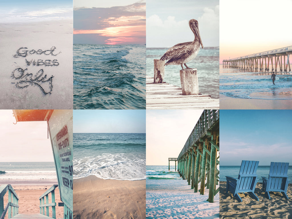 Blue Summer Collage Wallpapers - Wallpaper Cave