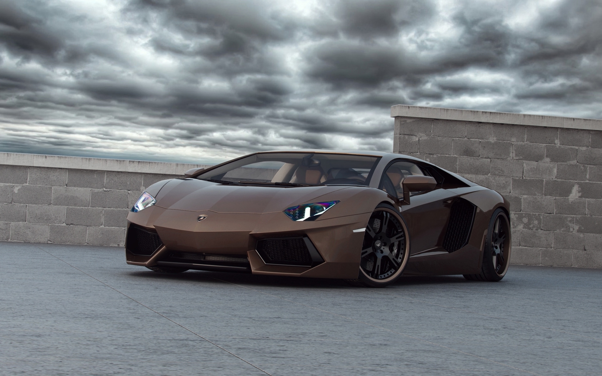 Brown Lamborghini Aventador Wallpapers - Wallpaper Cave