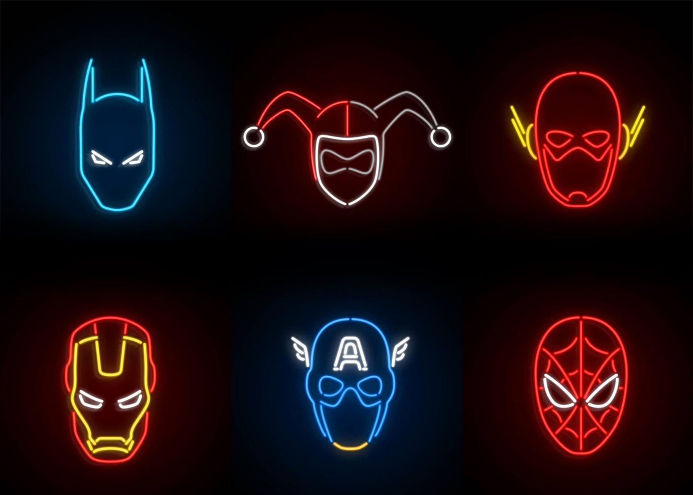 Neon Hero Wallpapers - Wallpaper Cave