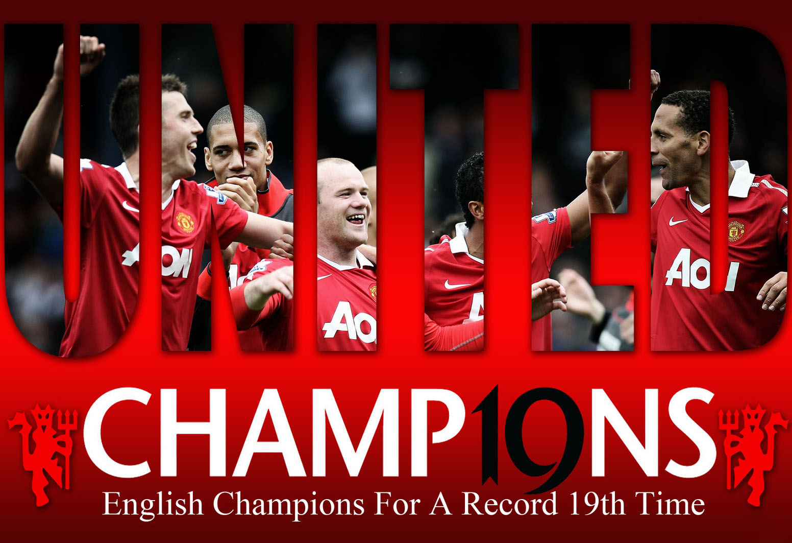 Manchester United Champions Wallpapers - Wallpaper Cave