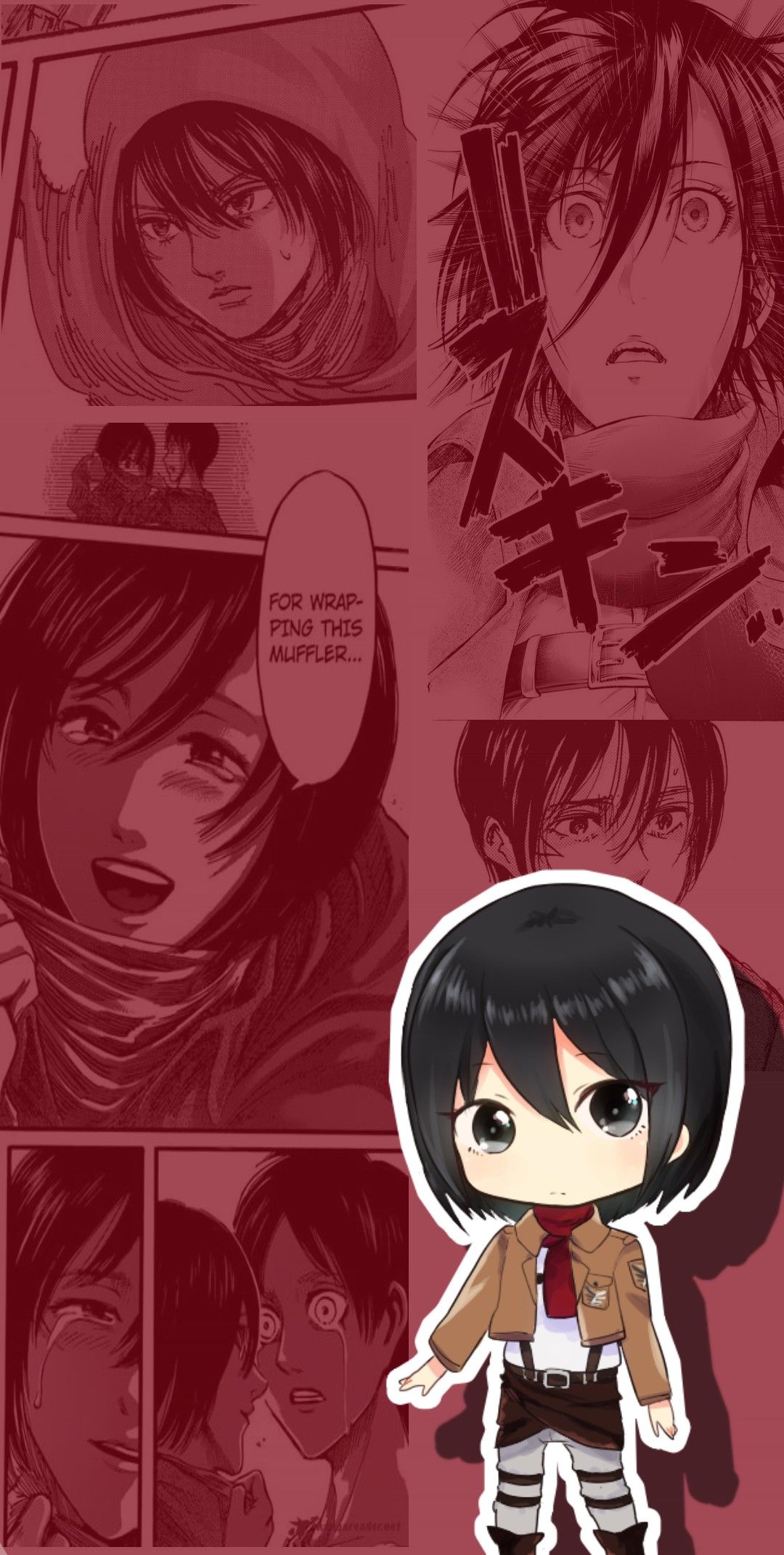 Mikasa Chibi Wallpapers - Wallpaper Cave