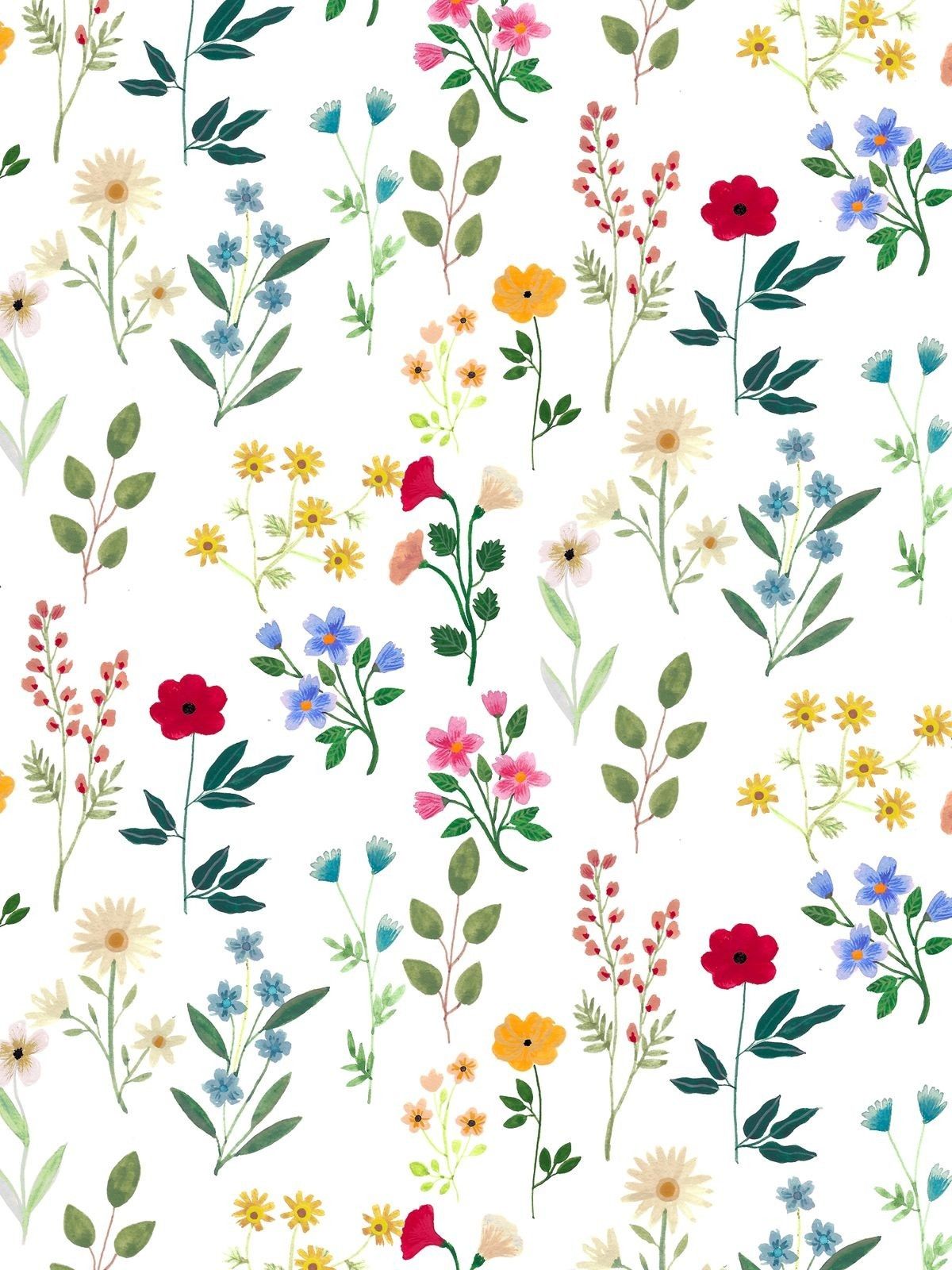 Spring Floral Pattern Wallpapers - Wallpaper Cave