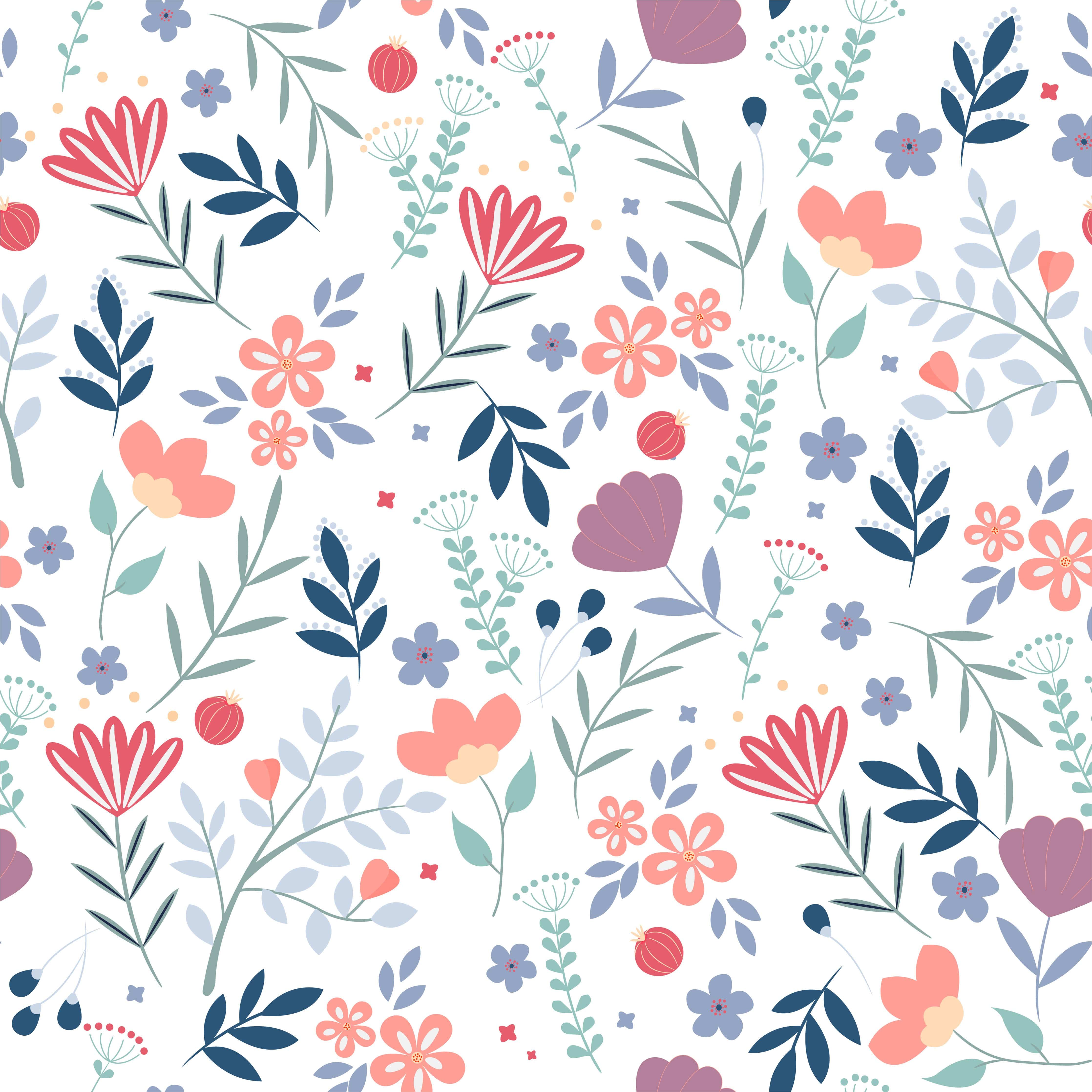 Spring Floral Pattern Wallpapers - Wallpaper Cave