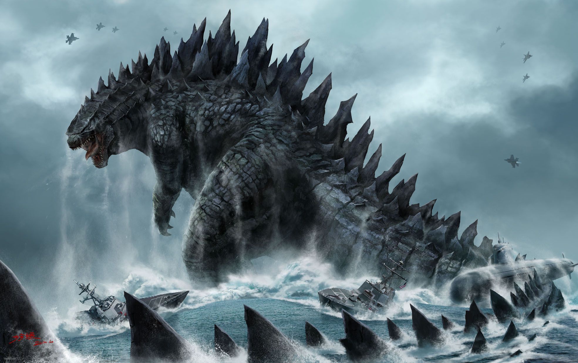 Godzilla Face Wallpapers - Wallpaper Cave