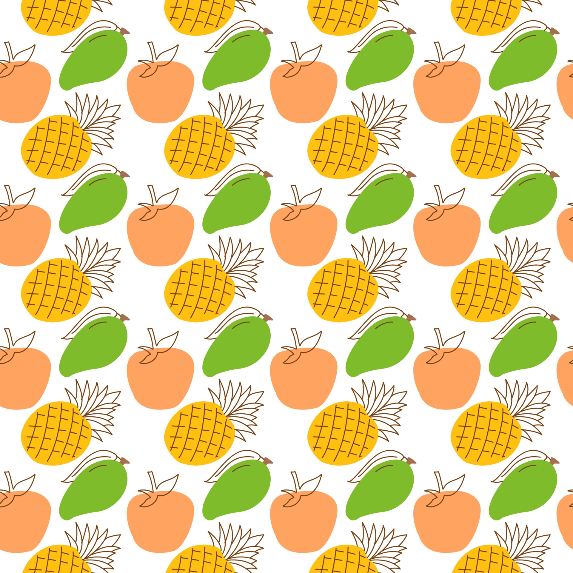 Fruit Pattern Wallpapers - Wallpaper Cave