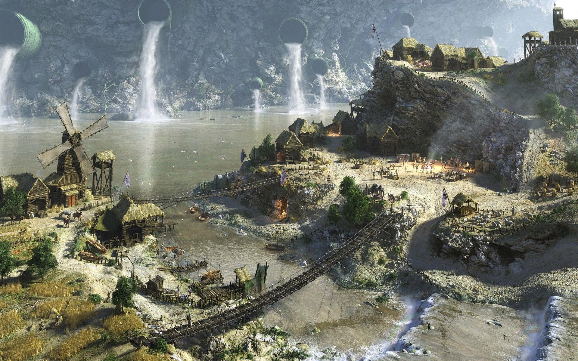 Medieval Village Wallpapers - Wallpaper Cave