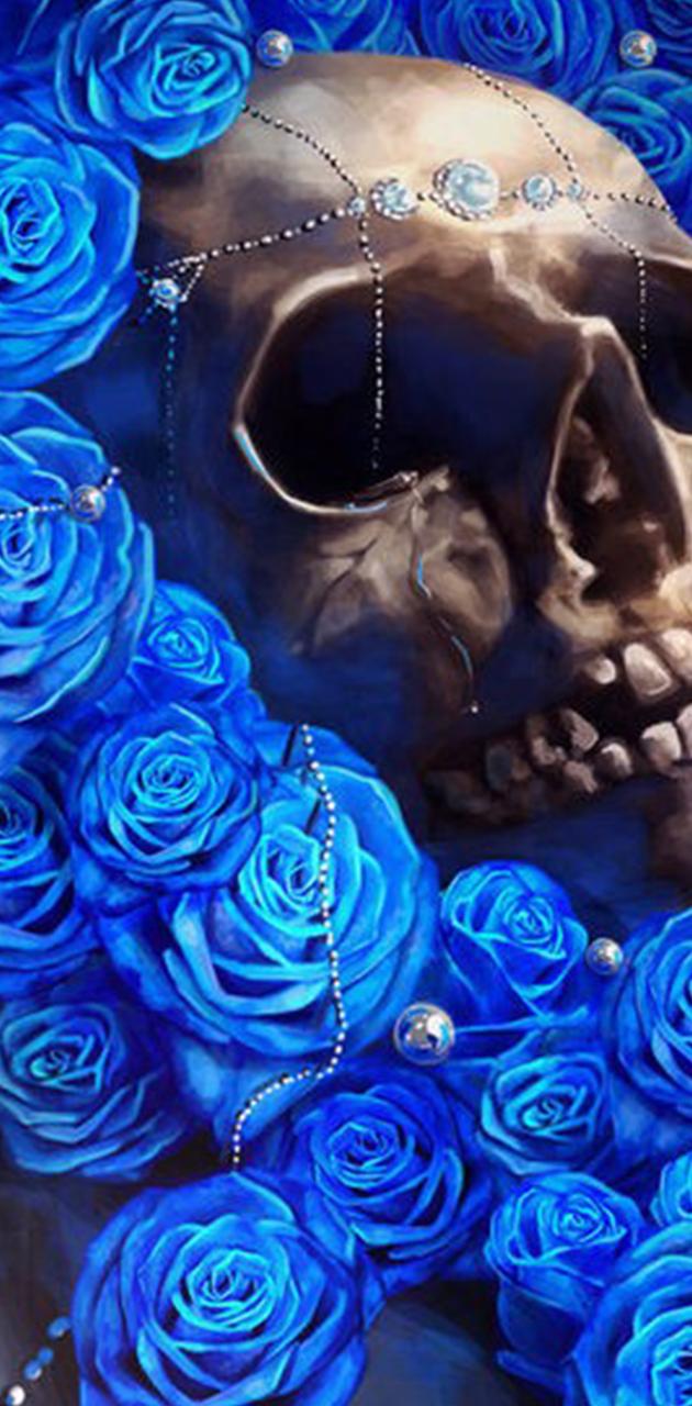 Skull And Roses Aesthetic Wallpapers - Wallpaper Cave