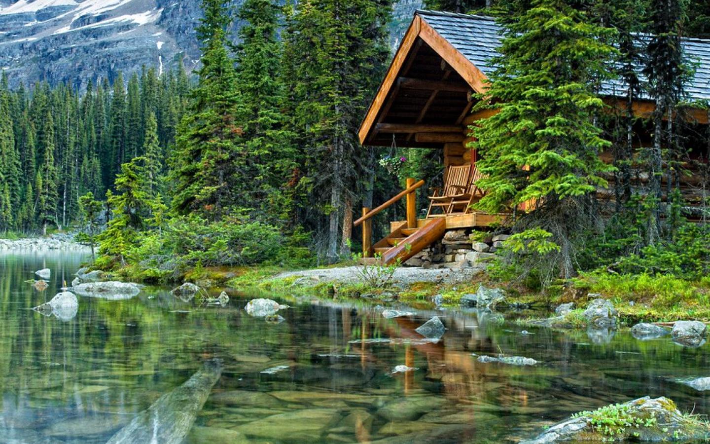 Spring Forest Cabin Wallpapers - Wallpaper Cave