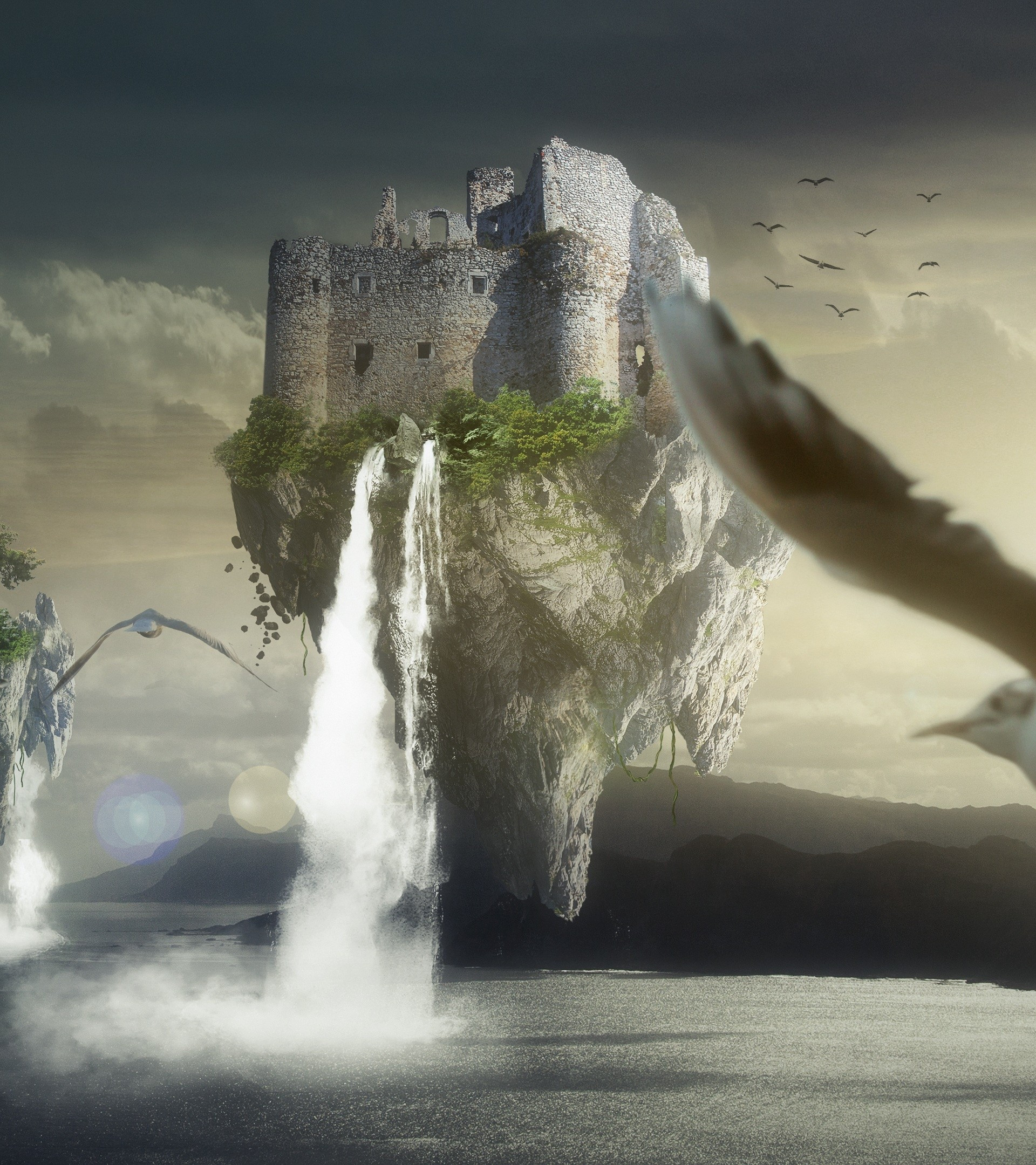 Flying Island Wallpapers - Wallpaper Cave