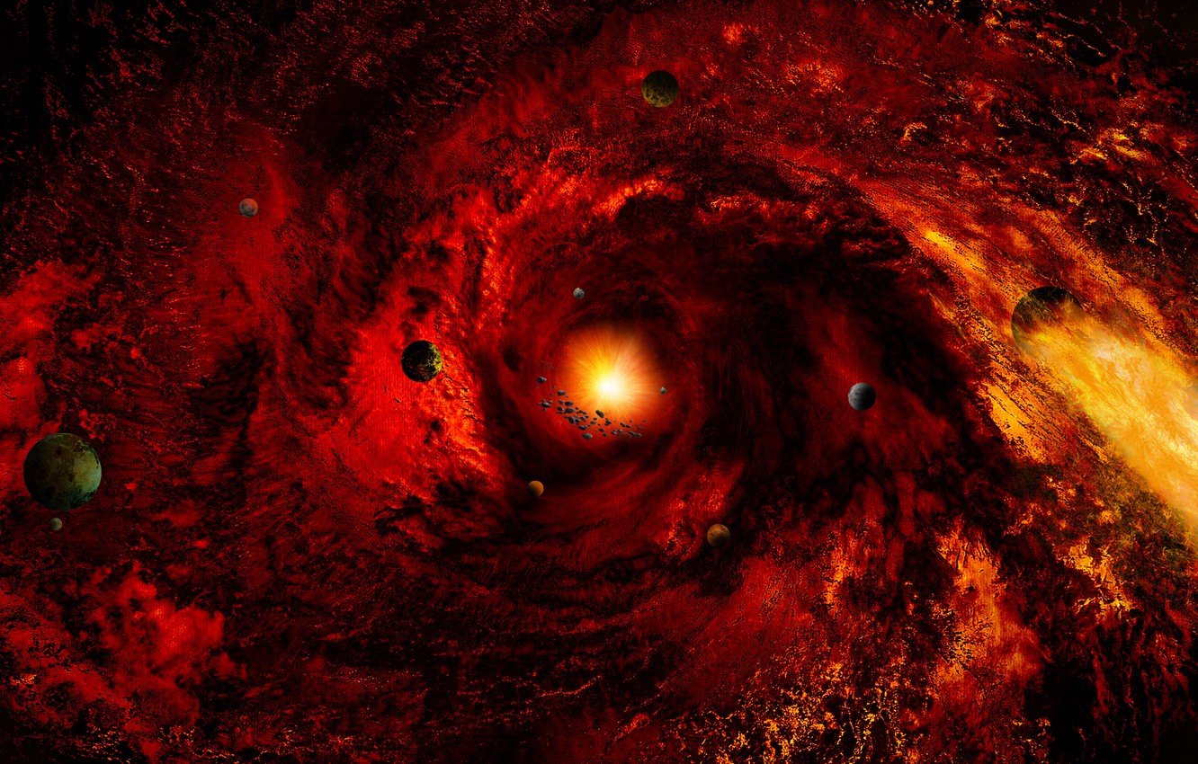 Red Universe Wallpapers - Wallpaper Cave