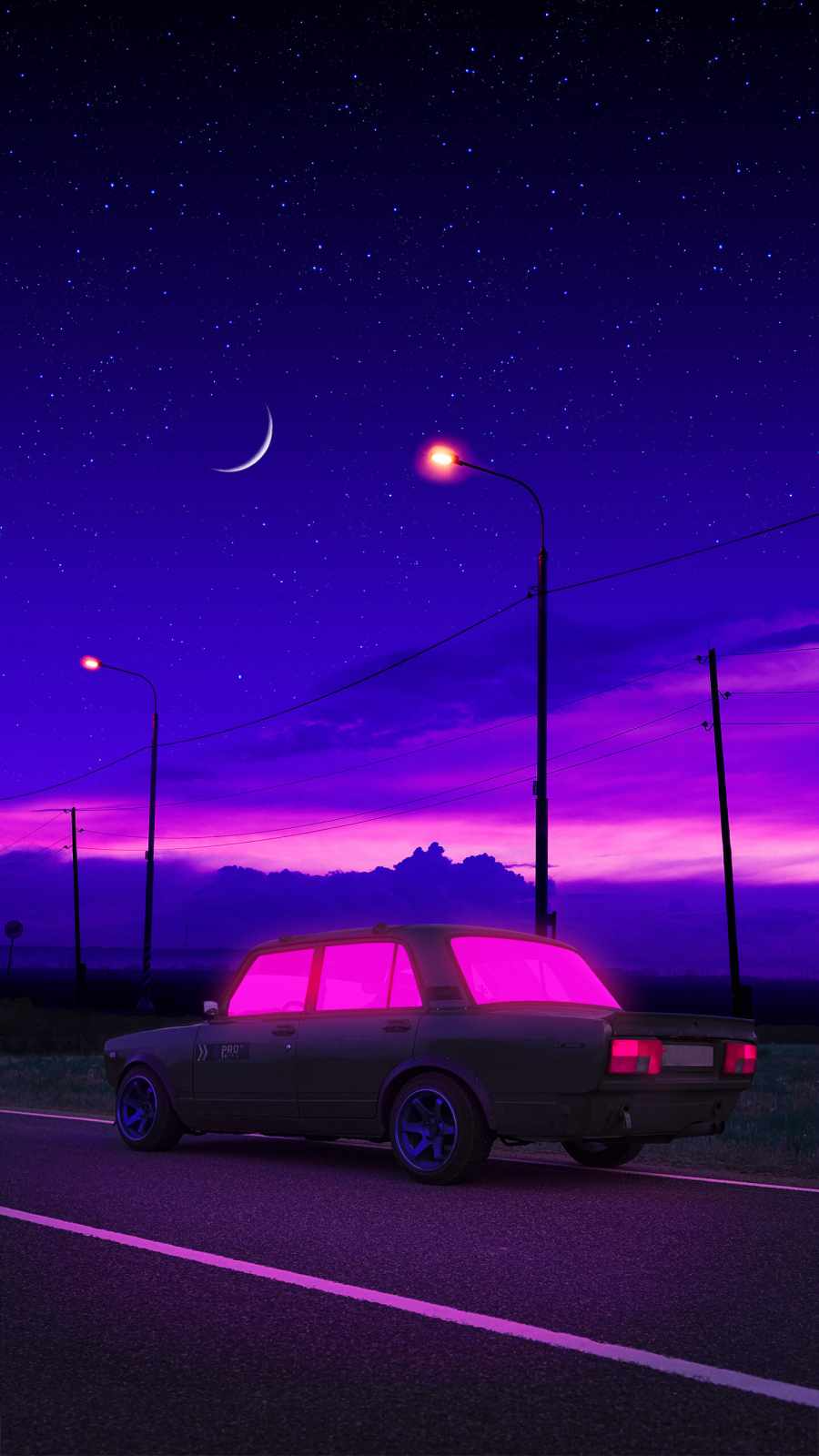 Retro Night Drive Wallpapers - Wallpaper Cave