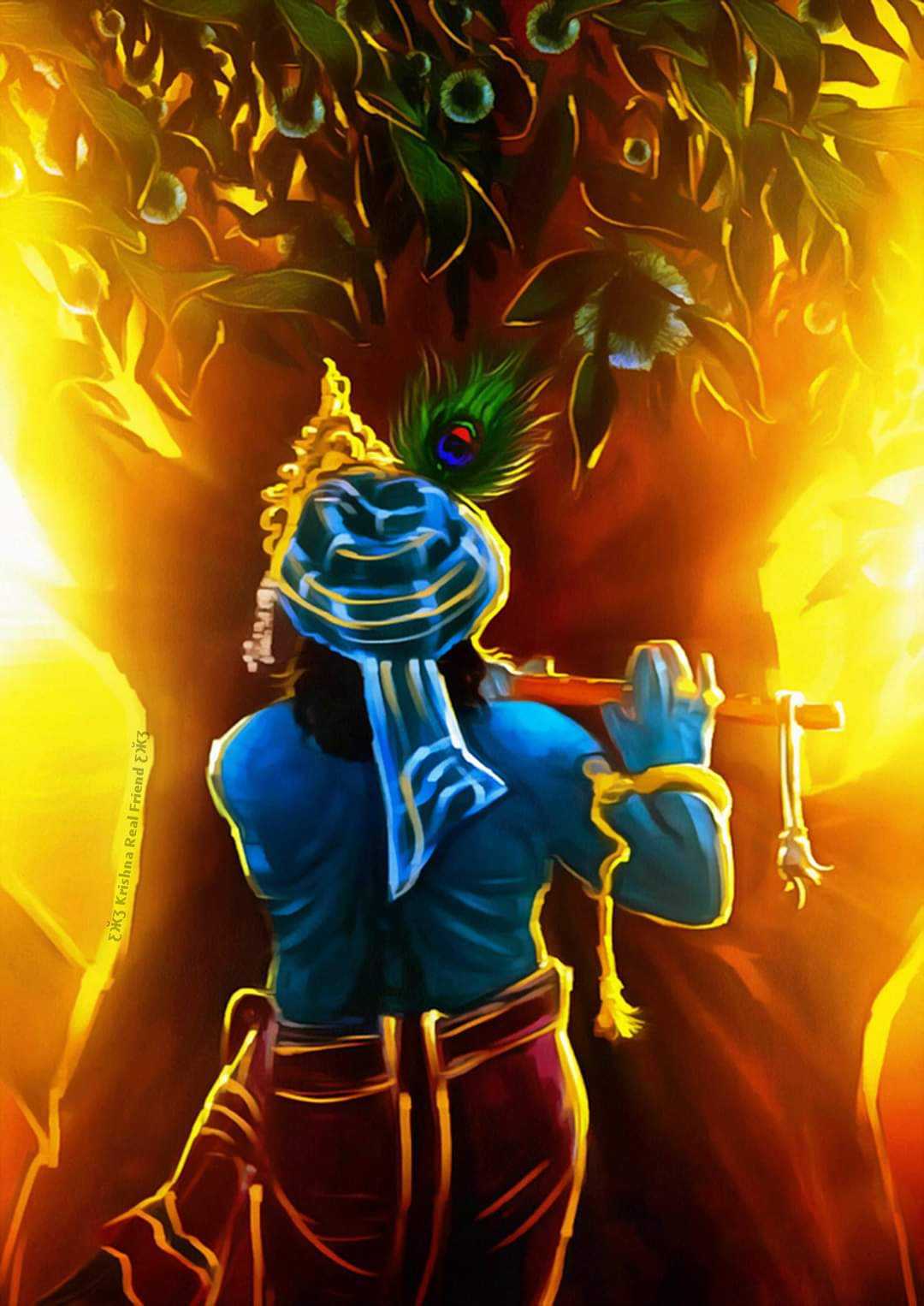 Lord Krishna Cartoon Wallpapers - Wallpaper Cave